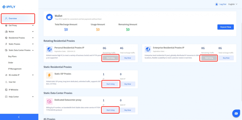 Configuring IPFLY Proxy - dicloak