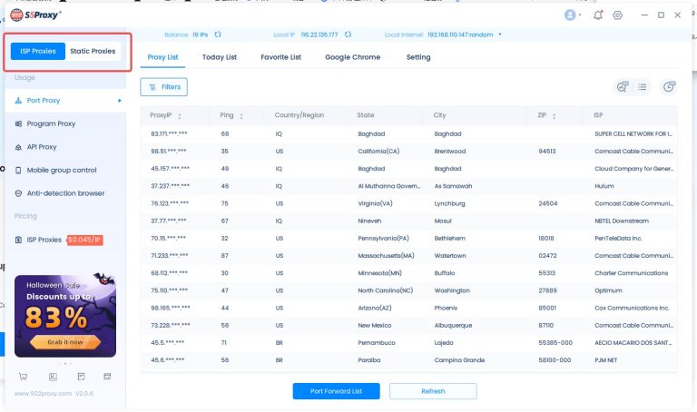 127.0.0.1 Proxy Configuration - dicloak