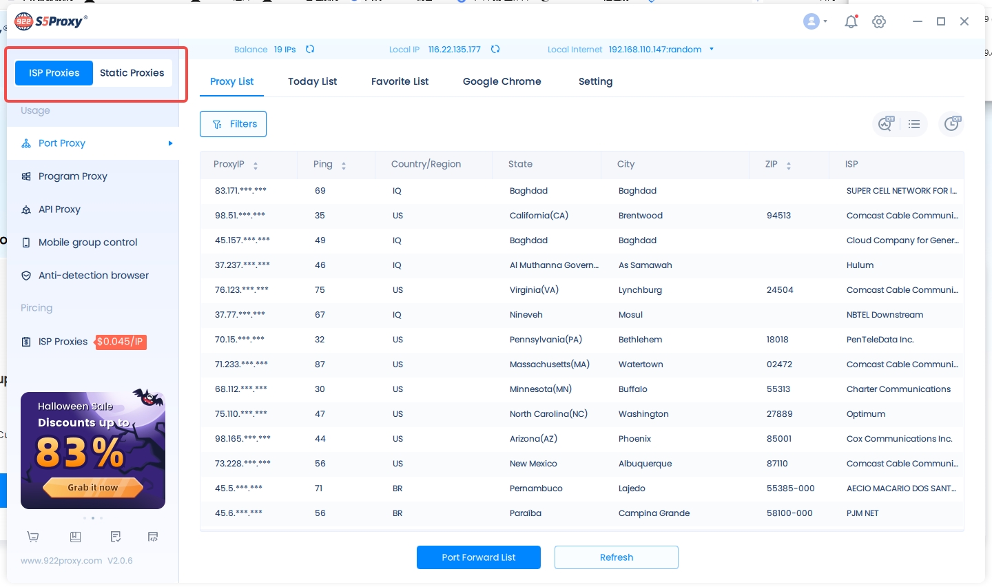 127.0.0.1 Proxy Configuration - dicloak
