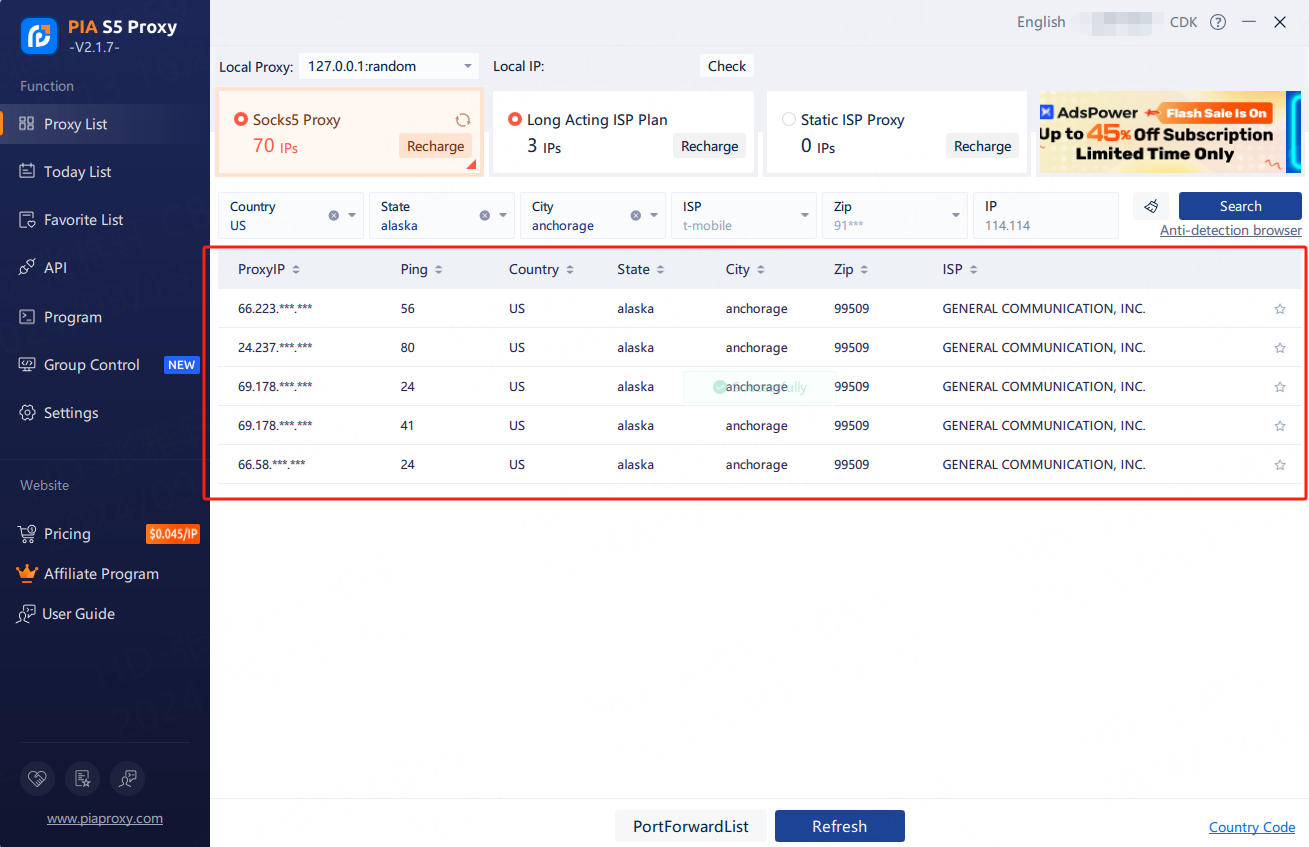 Configuring PIA S5 Proxy - dicloak