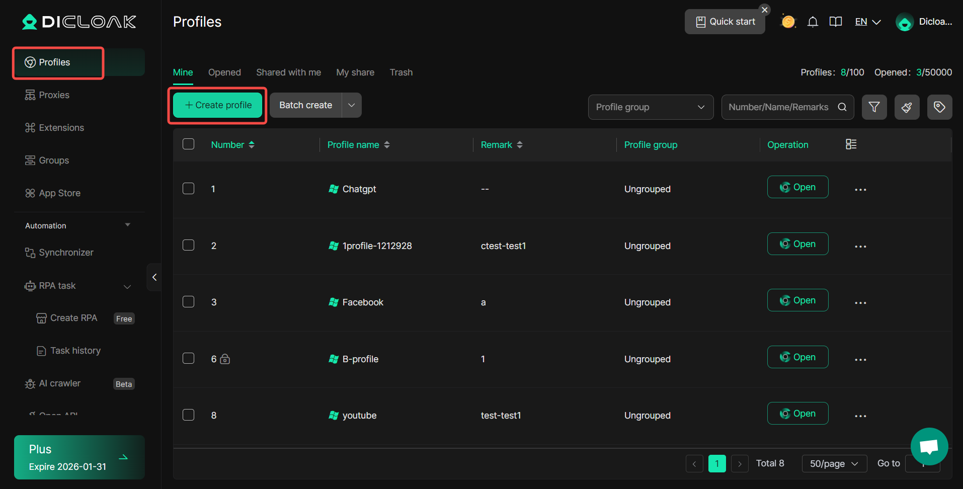 Quick Guide to Registration and Browser Profile Creation - dicloak